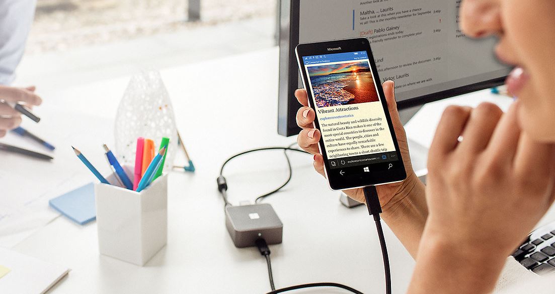 Preturi si disponibilitate Display Dock pentru Continuum din Windows 10 ...