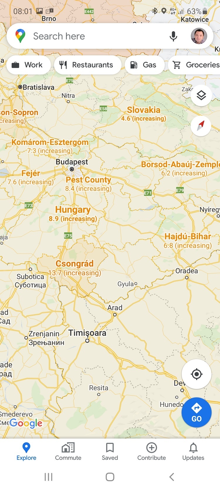 Google Maps ofera detalii despre infectiile COVID-19