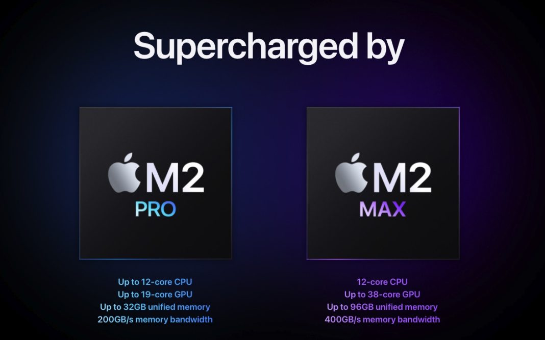 Apple a lansat noile MacBook Pro si Mini cu cipseturile M2 Pro si M2 Max