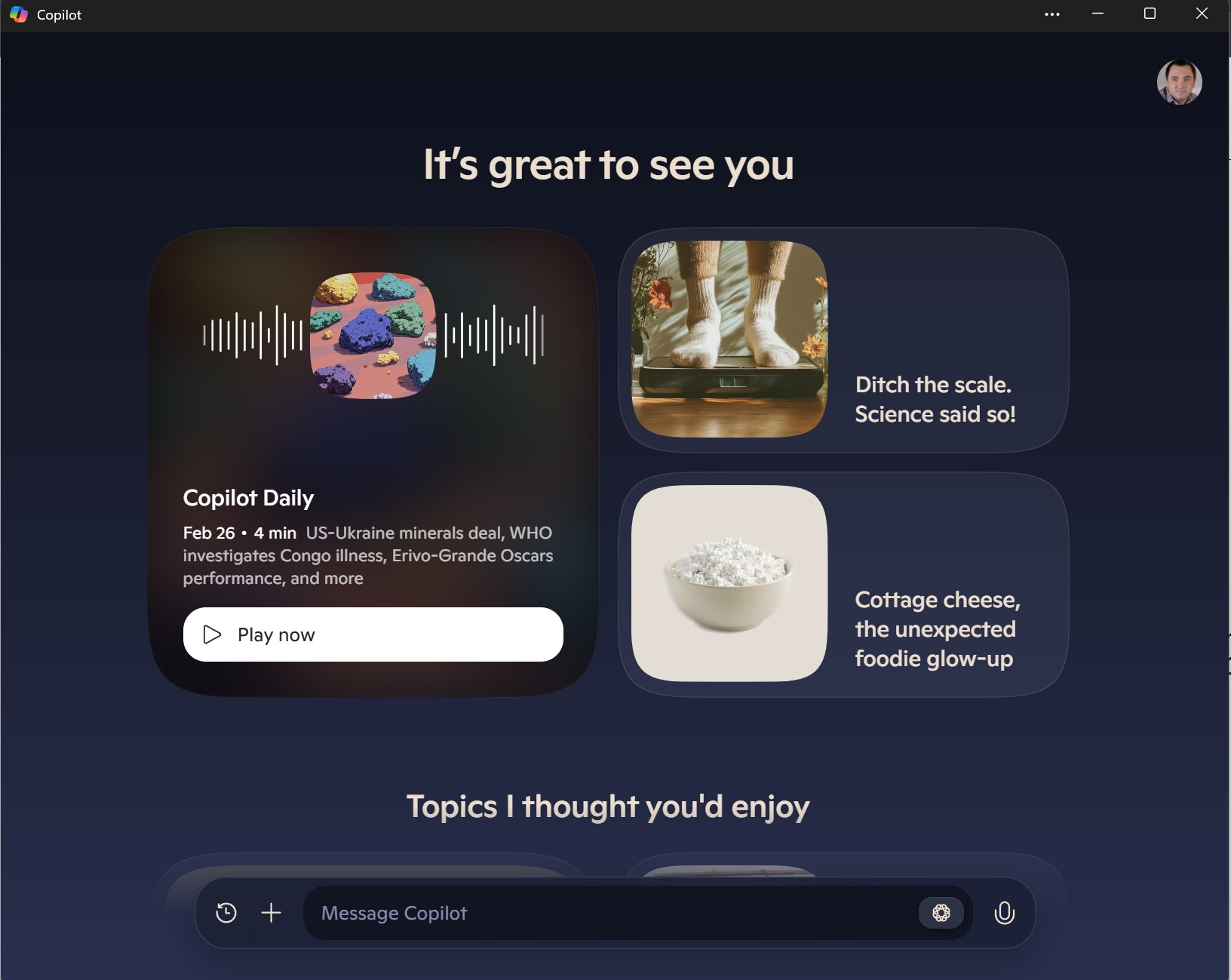 Copilot Voice si Think Deeper sunt acum gratuite, fara limita de utilizare