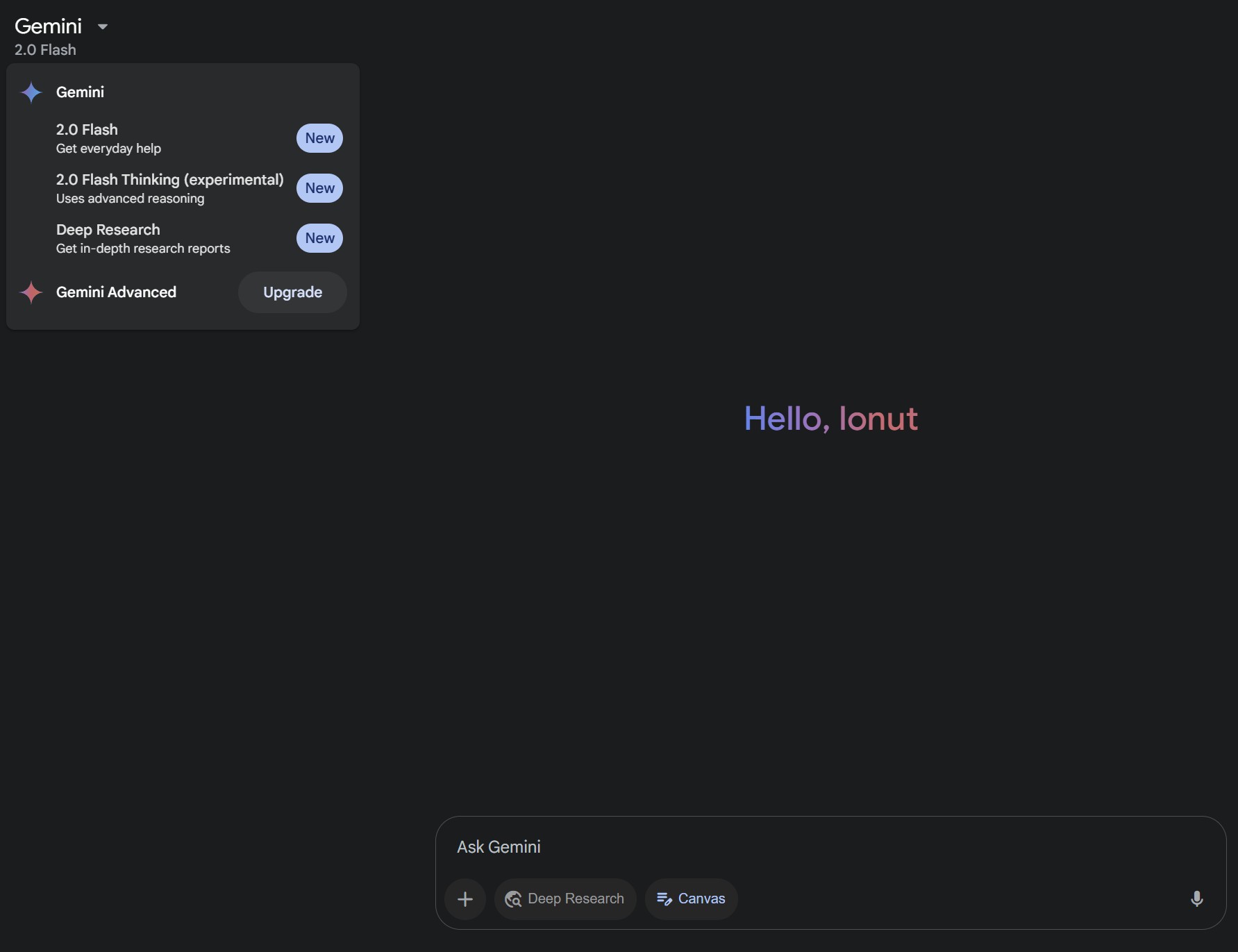 Google mai aduce niste optiuni AI gratuite in Gemini: Canvas pentru programatori si Audio ...
